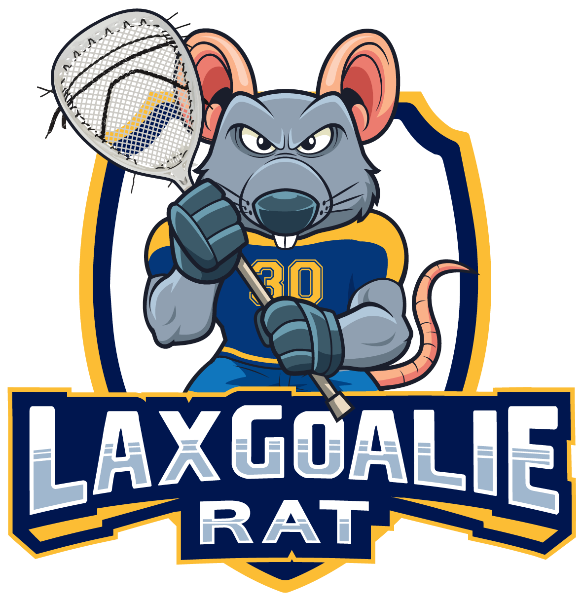 The Evolution of the Lax Goalie Rat Logo | Lax Goalie Rat
